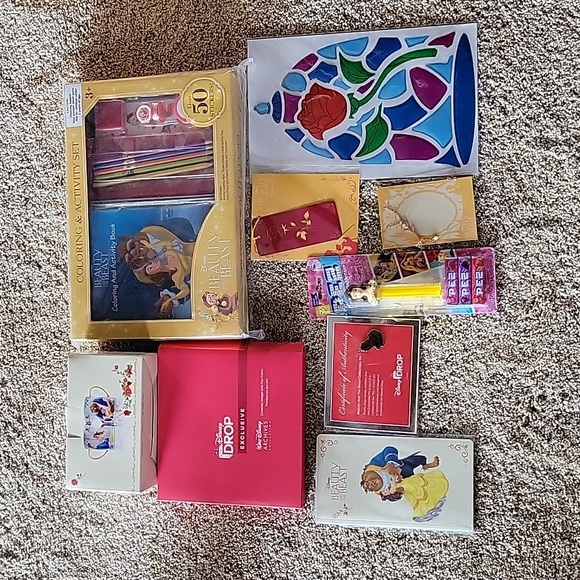 Disney | Other | New Disney Drop Box Beauty And The Beast | Poshmark